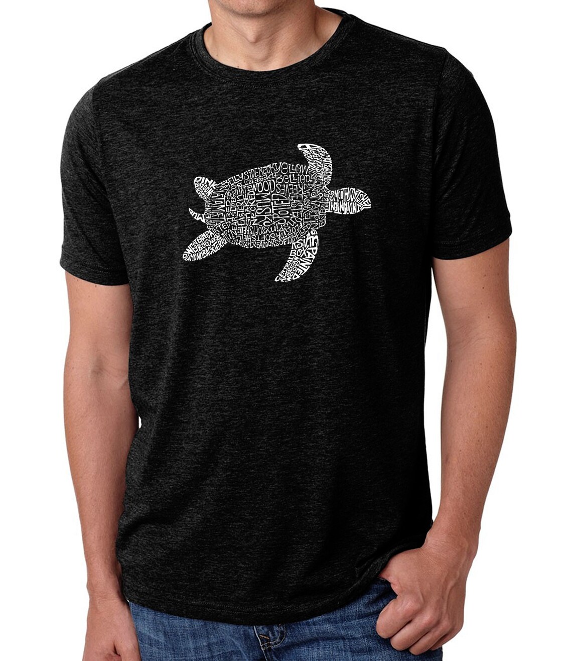 Men's Premium Blend Word Art T-shirt - Turtle - Etsy