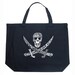 Large Tote Bag created Using the Names of Famous Pirate Captains, Ships ...