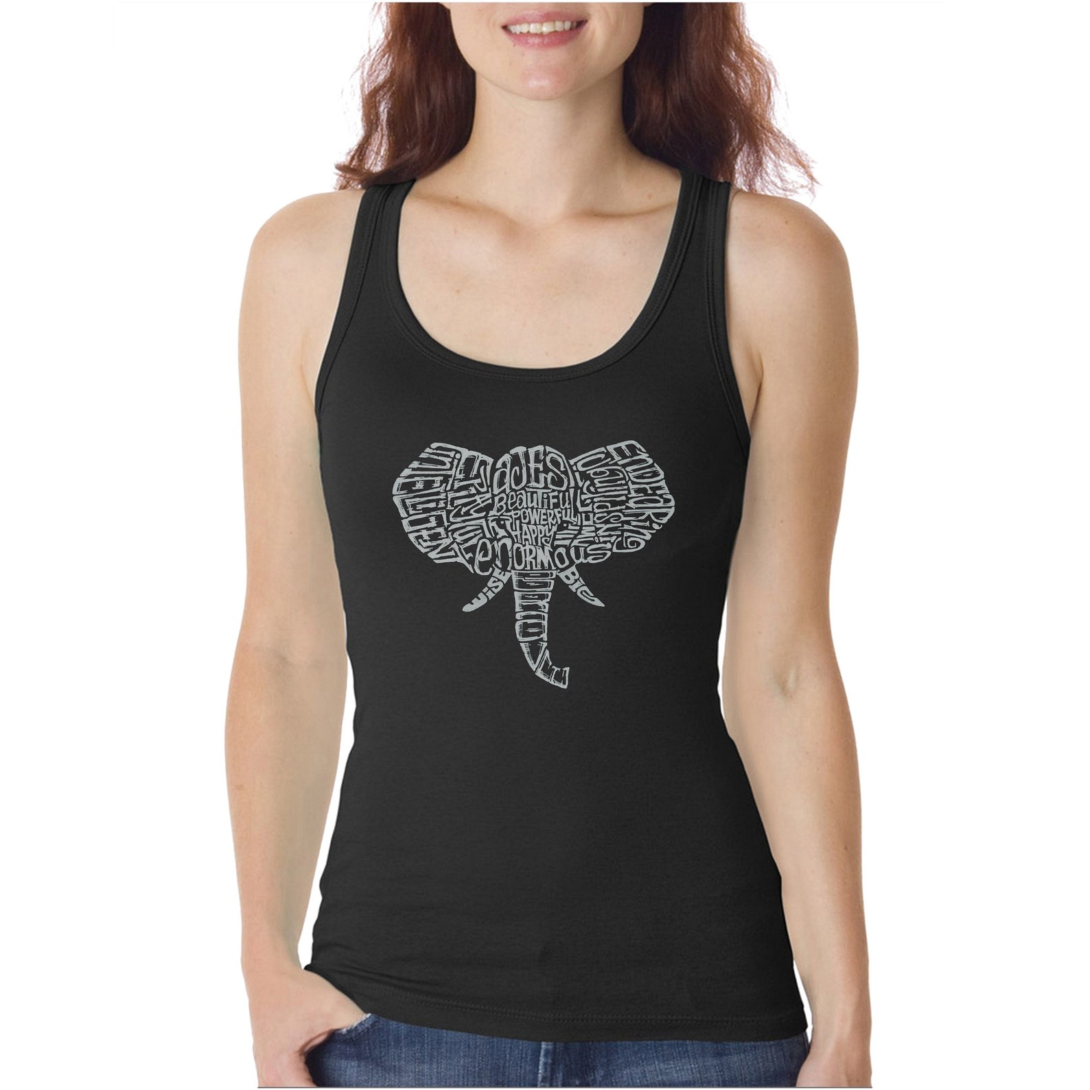 Women's Word Art Tank Top Tusks - Etsy