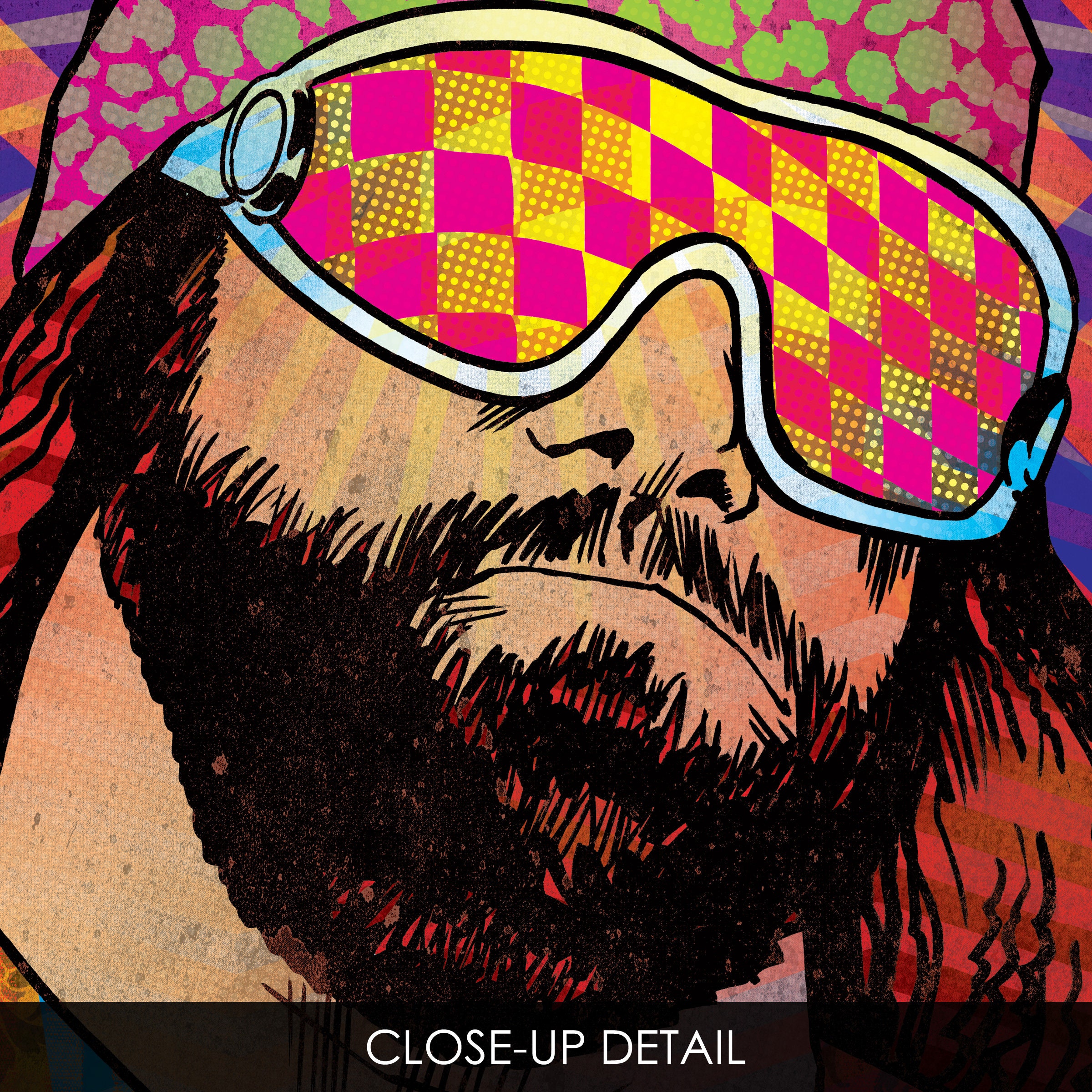 MACHO MAN Randy Savage Classic Wrestling Art Print 11x17 by Rob Ozborne