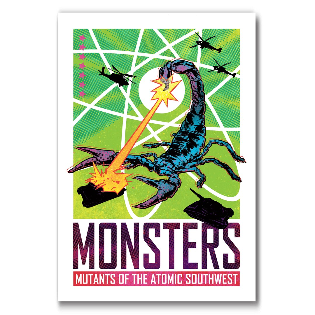 MONSTERS - Mutants of the Weird Southwest - 13x19 Art Print by Rob ...
