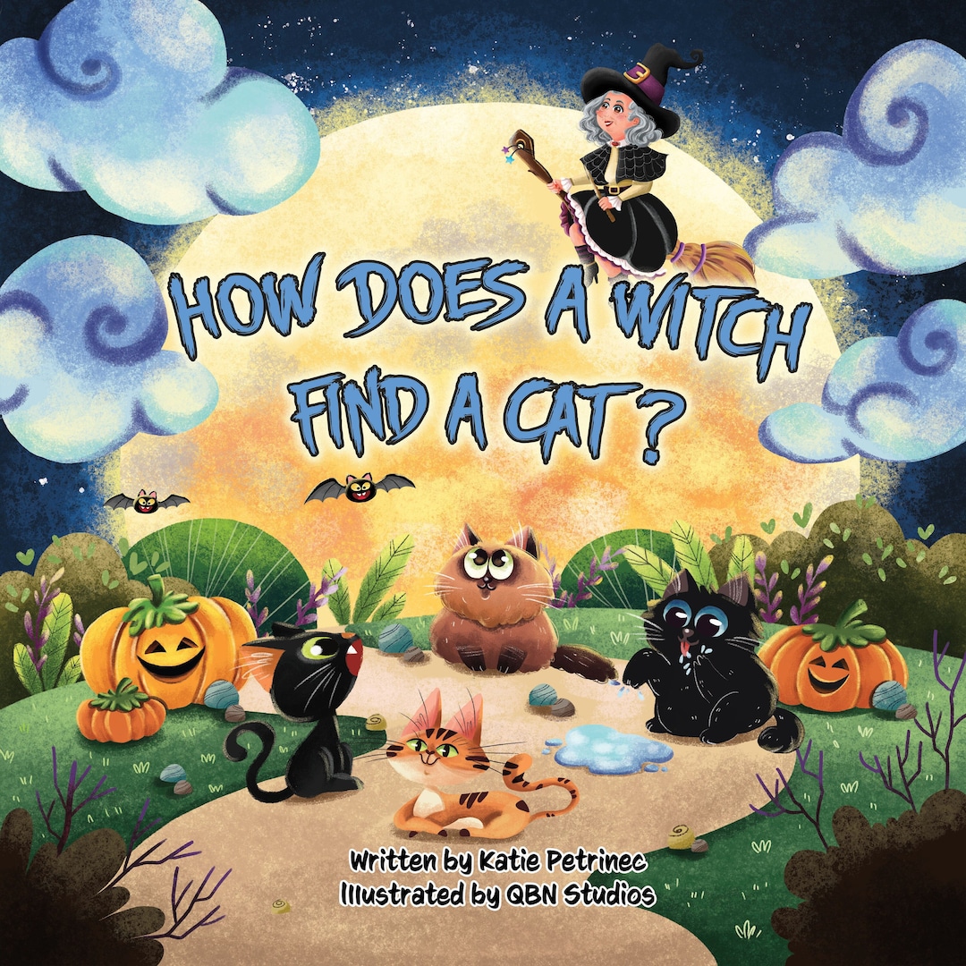 Halloween Book, Children's Book, Witch Book, Cat Book, Picture Book ...