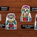 Day of the Dead Dog Sticker Pack - Etsy