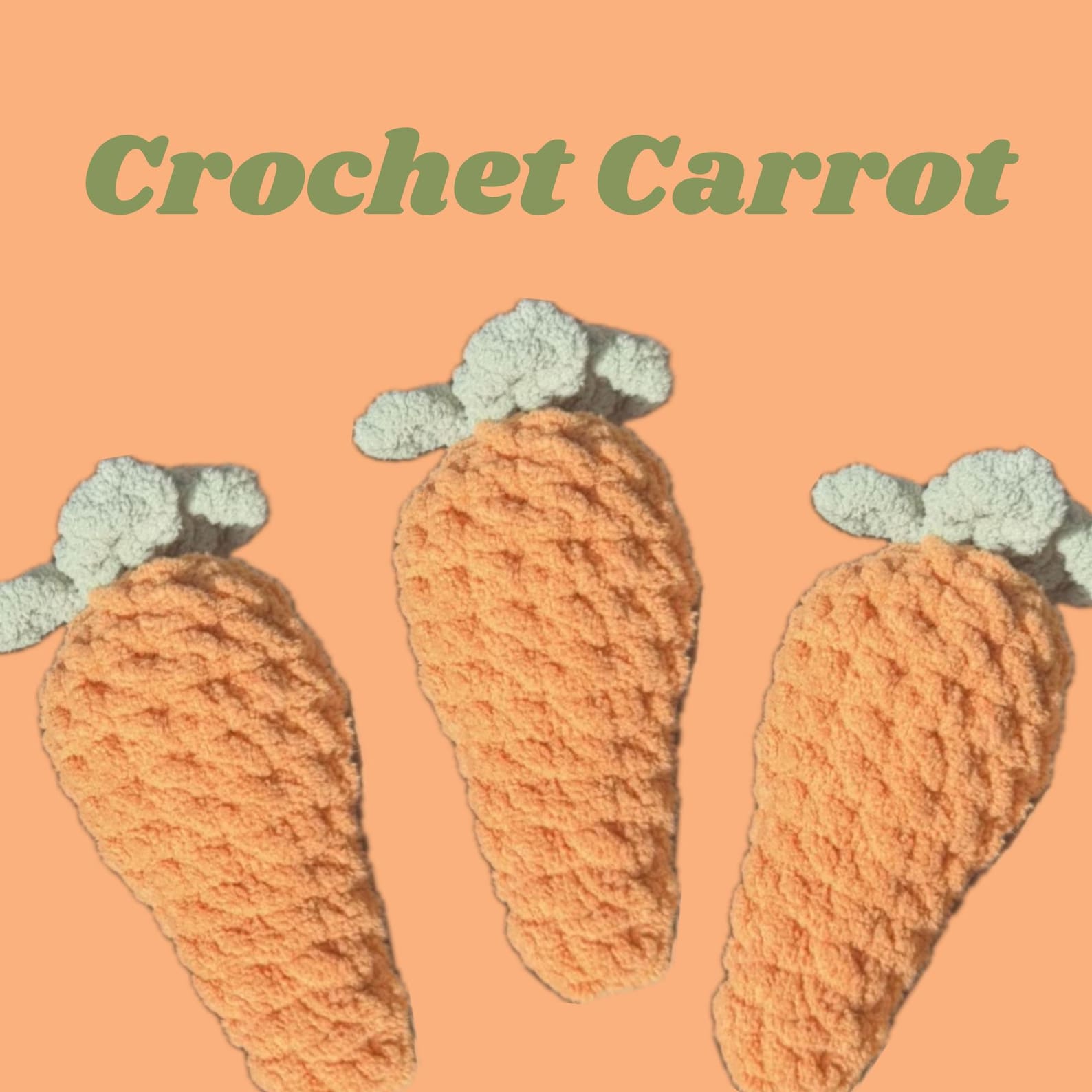 Handmade Crochet Carrot Plushie, Amigurumi Vegetable Stuffed Toy - Etsy