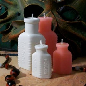 Free USA Shipping 2 Poison Bottle Candles Choice of Colors - Etsy
