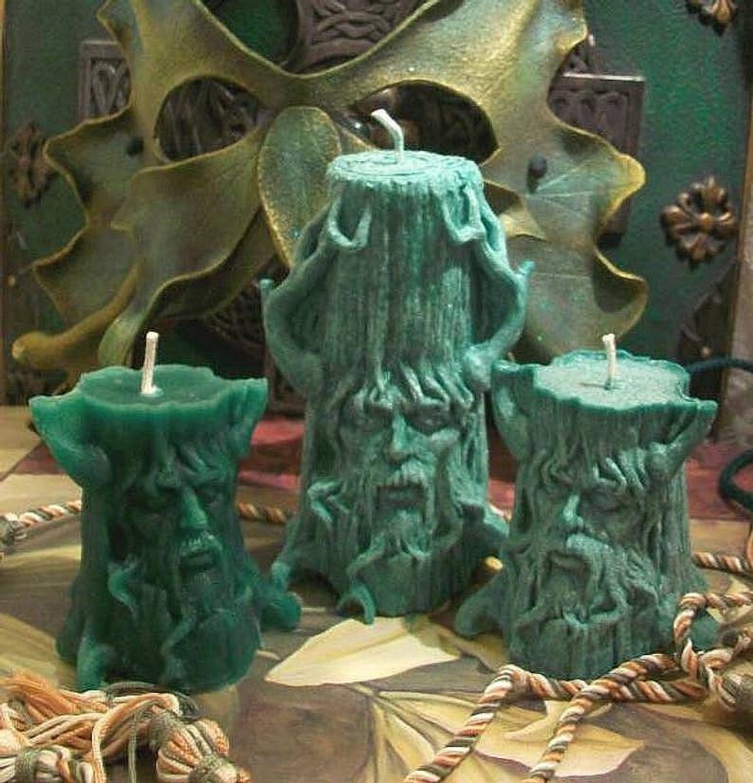 Free USA Shipping Large Green Man Spirit of the Tree Greenman Candle ...