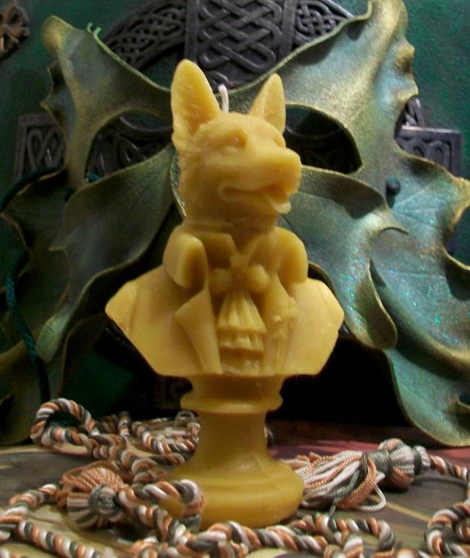 Free USA Shipping Victorian German Shepard Bust Beeswax Candle | Etsy