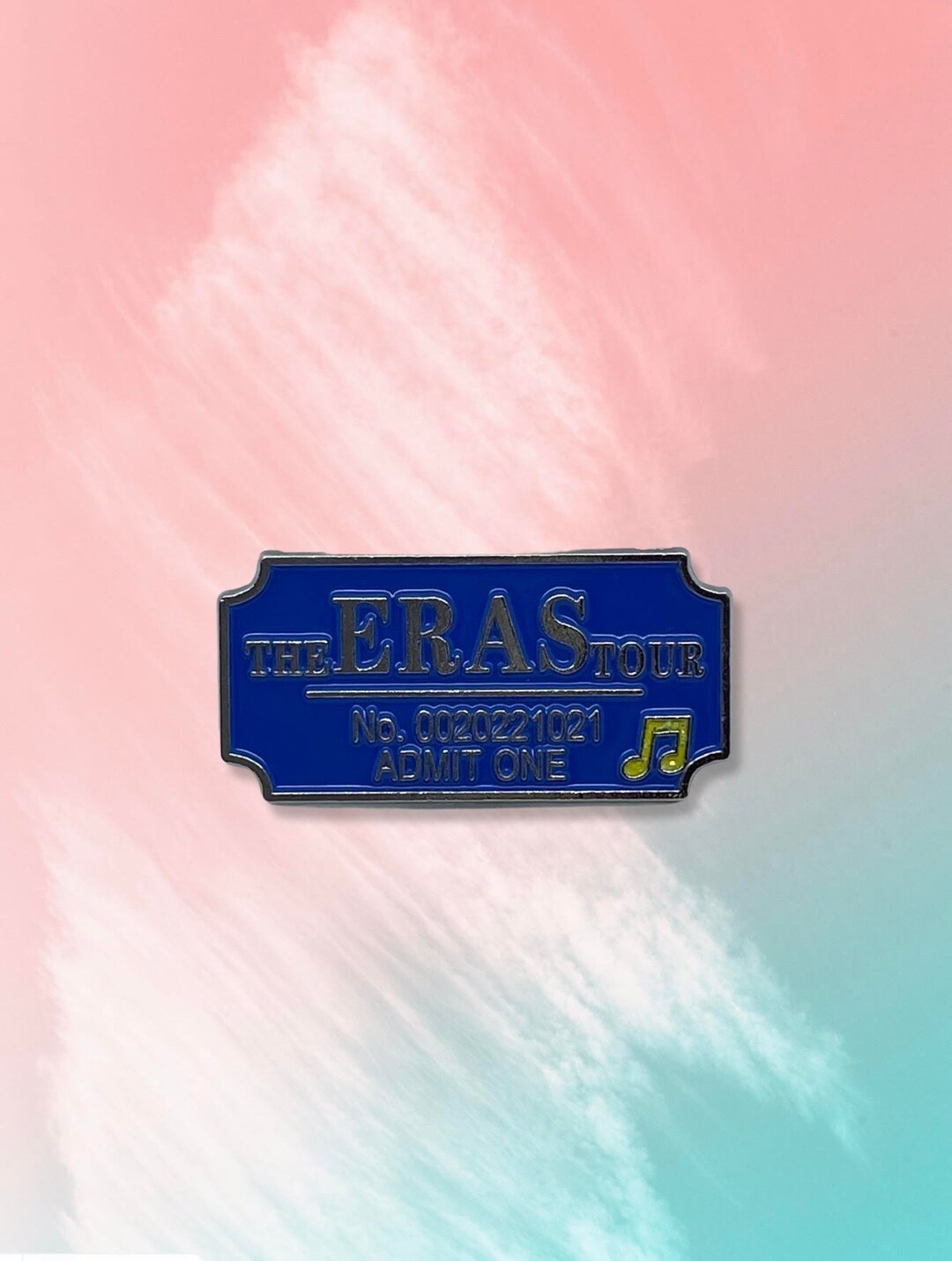Taylor Swift Inspired Eras Tour Ticket Enamel Pin Brooch - Etsy