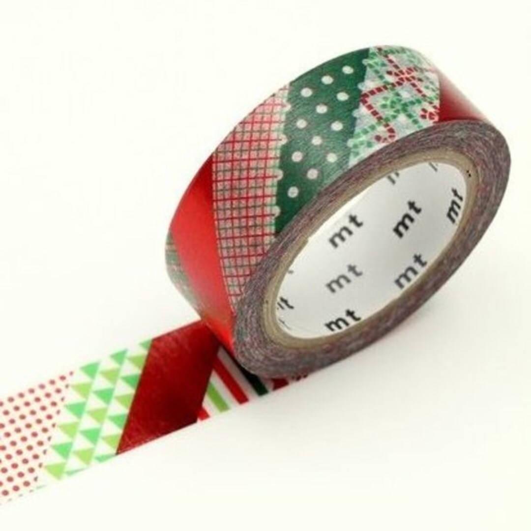 MT Christmas Washi Tape Christmas Stripe 15mm X 7m - Etsy