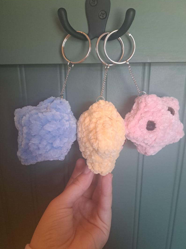 Star Crochet Key-chain: A Customizable Soft Accessory - Etsy