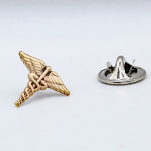 Caduceus Tie Tac, Nursing Lapel Pin, Medical Brooch, Nursing Badge Pin ...