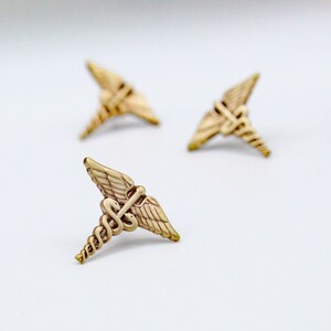 Caduceus Tie Tac, Nursing Lapel Pin, Medical Brooch, Nursing Badge Pin ...