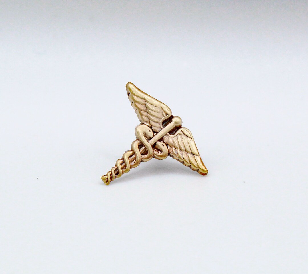 Caduceus Tie Tac, Nursing Lapel Pin, Medical Brooch, Nursing Badge Pin ...