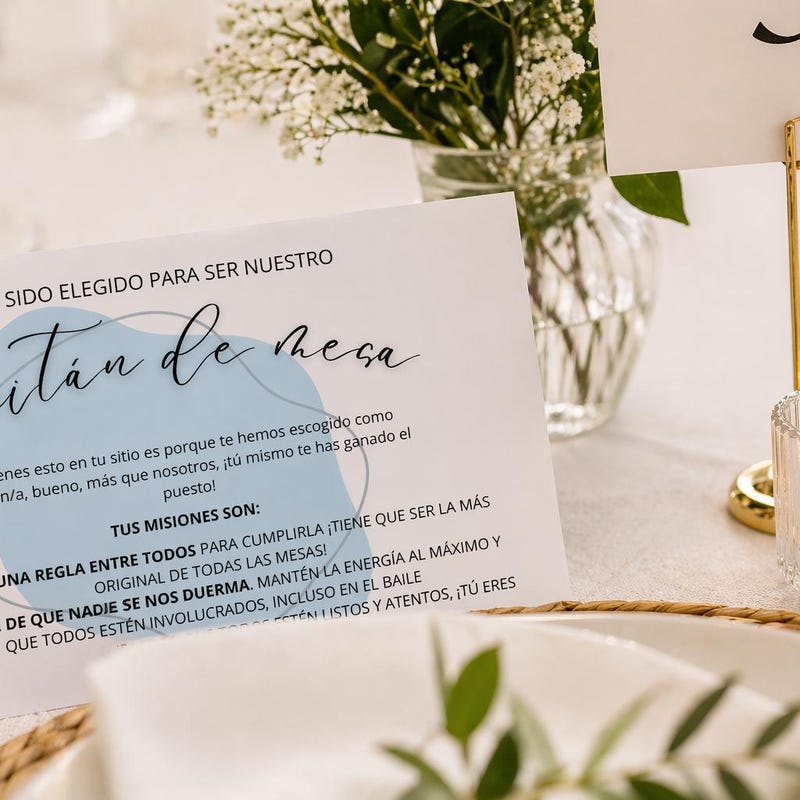 Table Captain for Wedding - Etsy