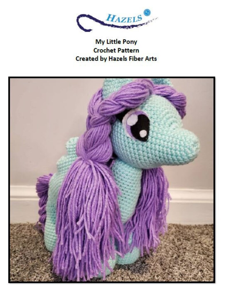 My Little Pony Crochet Pattern - Etsy