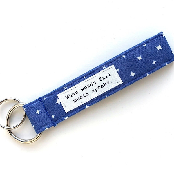Key Fob With Words - Etsy