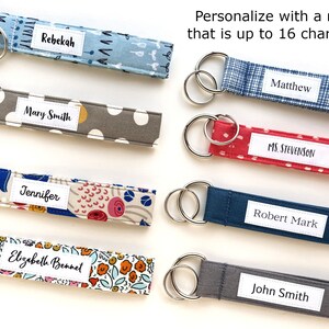 Personalized Key Wristlet- Monogrammed Key Fob- Wristlet Keychain With ...