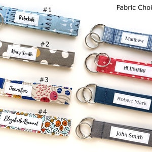 Personalized Key Wristlet- Monogrammed Key Fob- Wristlet Keychain With ...