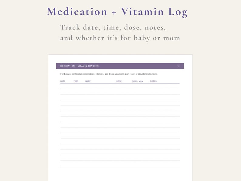 Newborn Baby Daily Log Tracker, Baby Command Center, Sleeping & Feeding ...