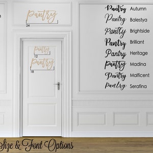 Pantry Pantry Sign Wood Words Wood Word Cutout Wood - Etsy