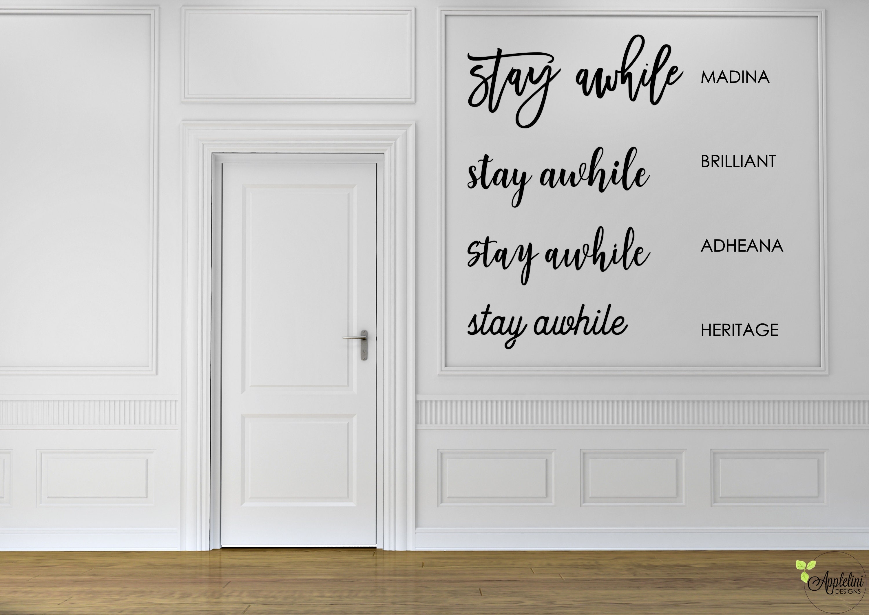 Stay Awhile Sign Stay Awhile Stay Sign Welcome Sign | Etsy