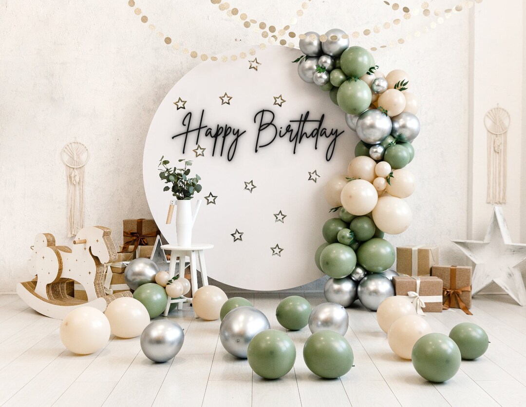 Happy Birthday Wood Sign Birthday Backdrop Birthday Decor Birthday Gift ...