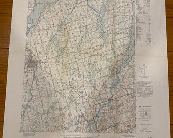 Lindsay Ontario Map - Etsy