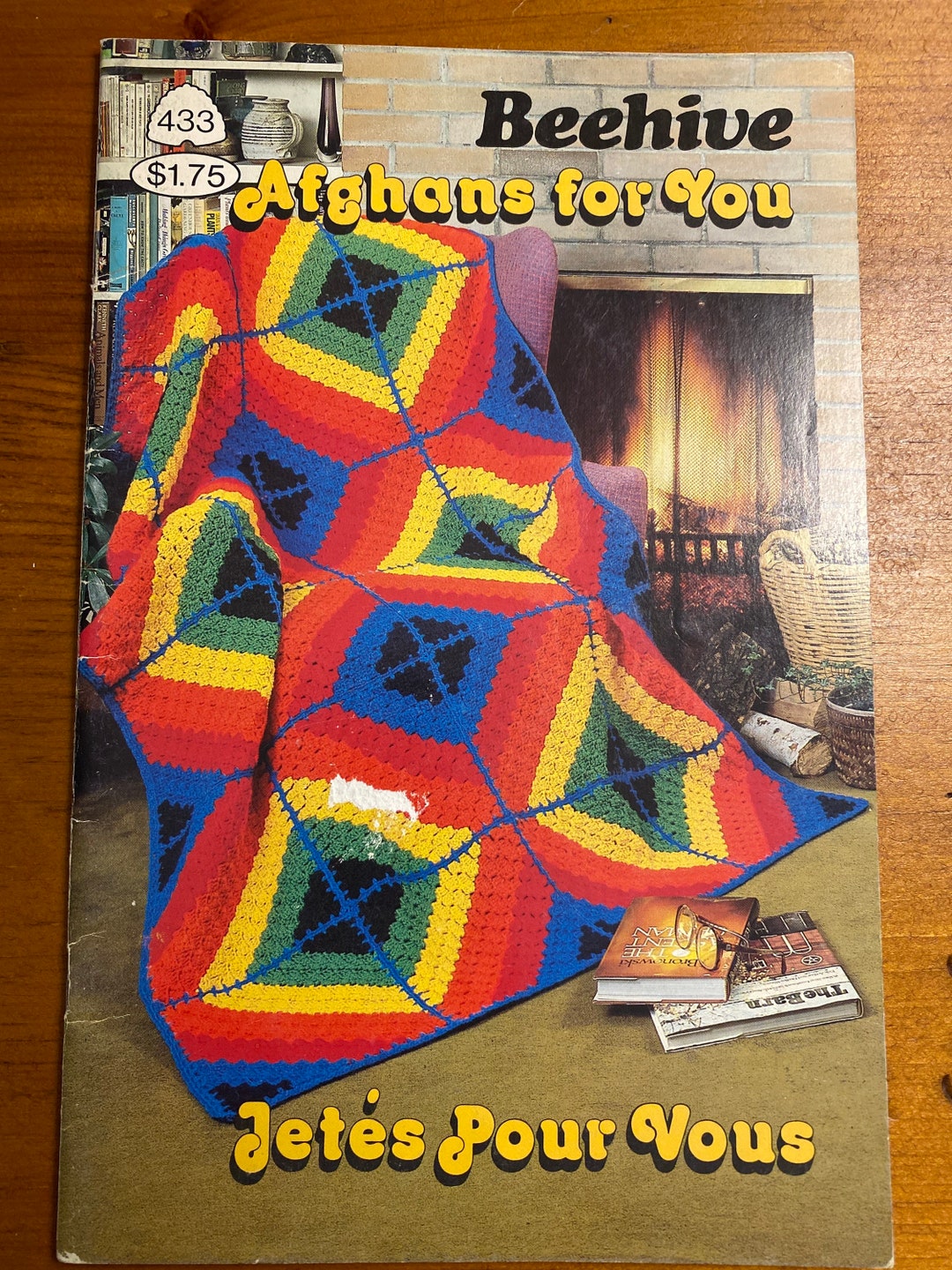 Beehive Book 433 With 12 Afghan Patterns. Variety of Knitting - Etsy