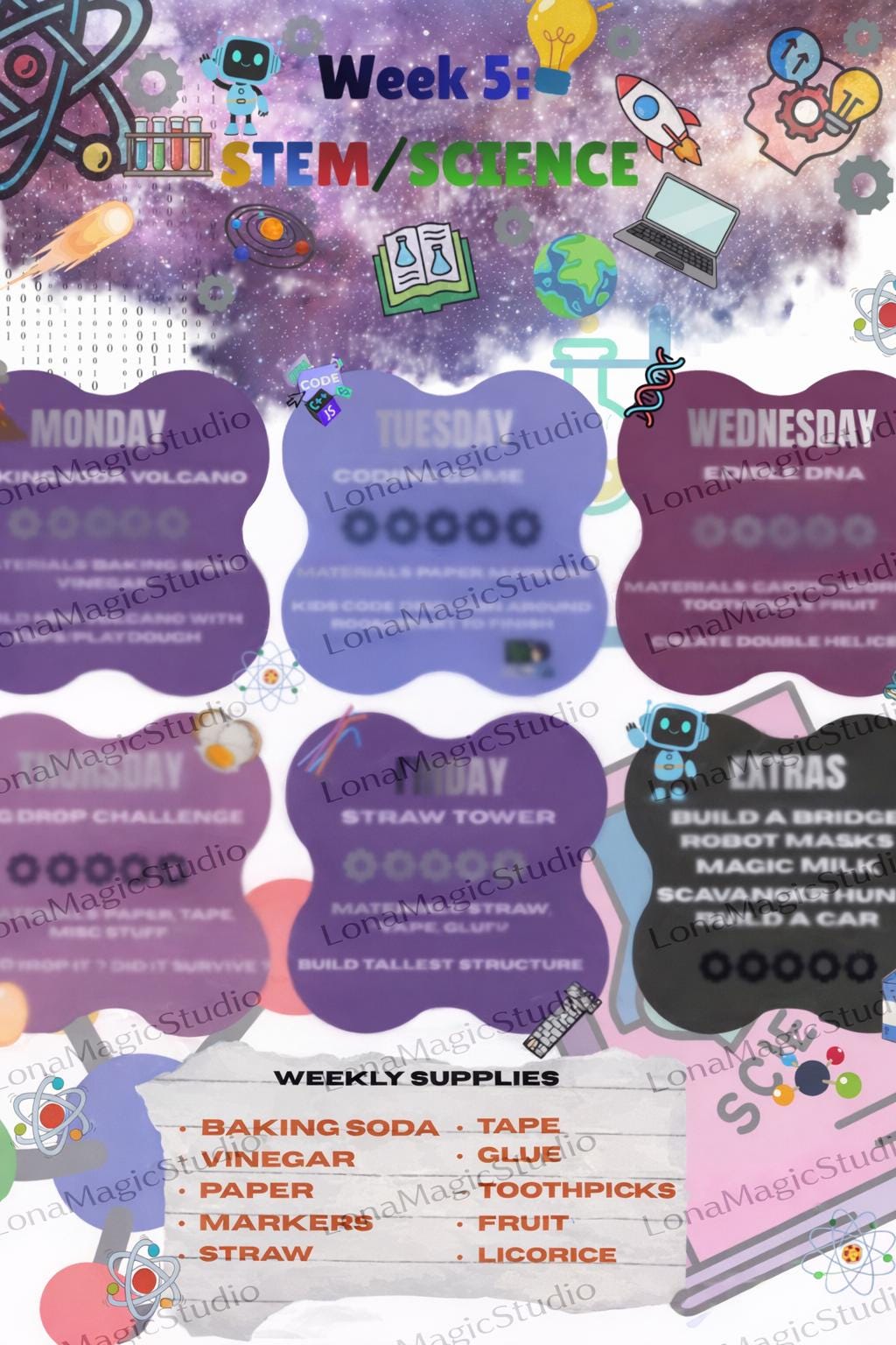 Summer Camp Lesson Plans | 4-week Elementary Curriculum (digital ...