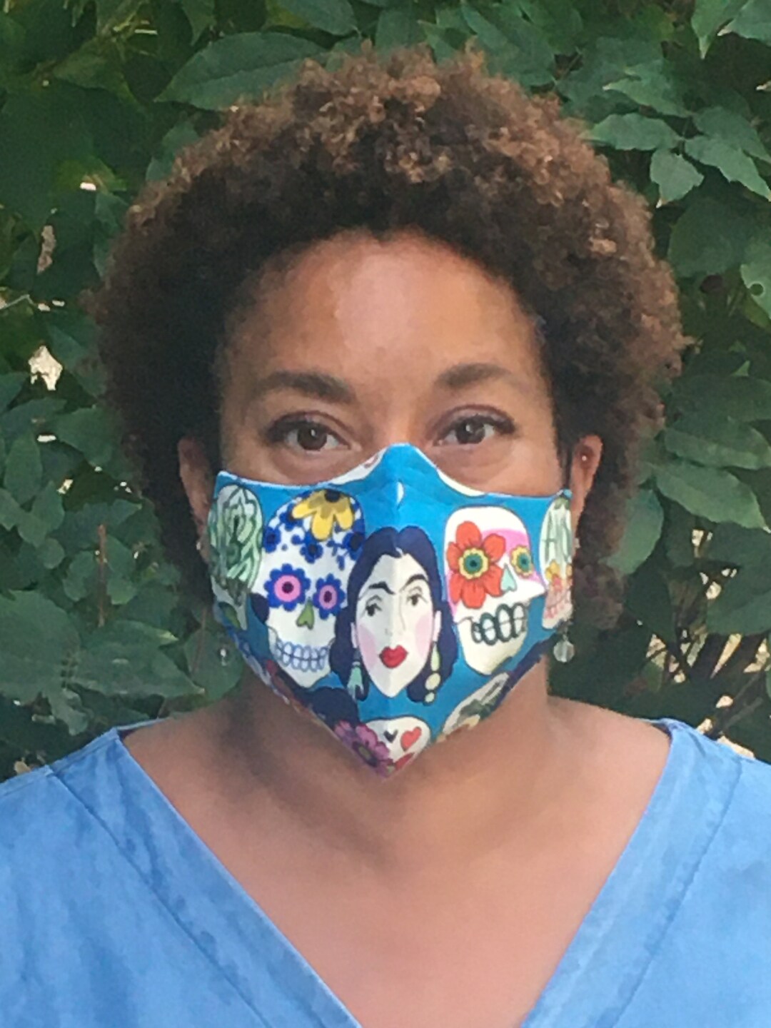 Halloween Mask/ Frida Kahlo Mask/ Day of the Dead Mask/ Sugar Skull ...