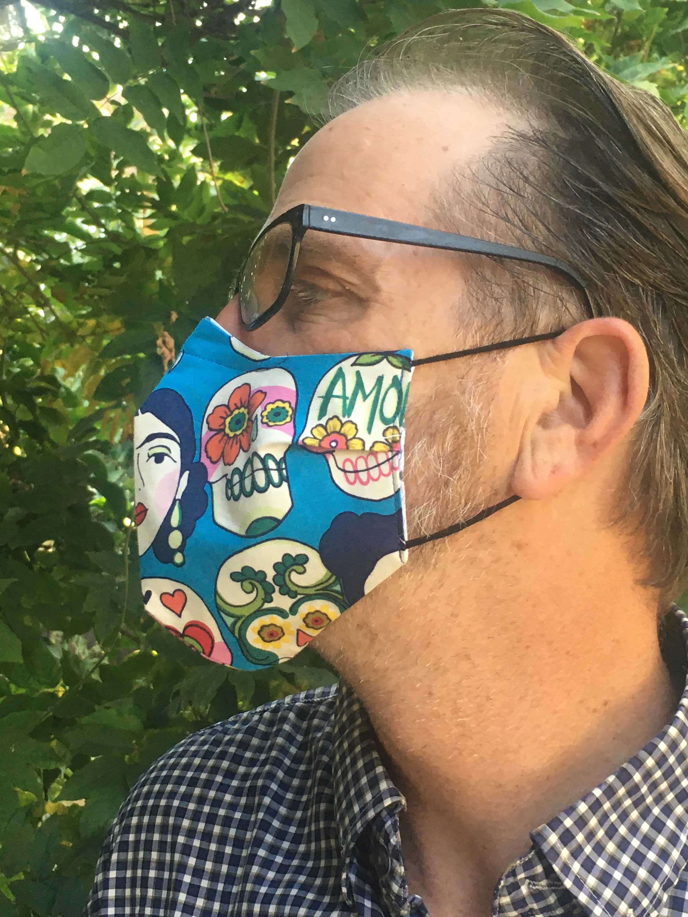 Halloween Mask/ Frida Kahlo Mask/ Day of the Dead Mask/ Sugar Skull ...