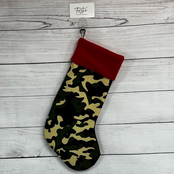 Camouflage Stocking - Etsy