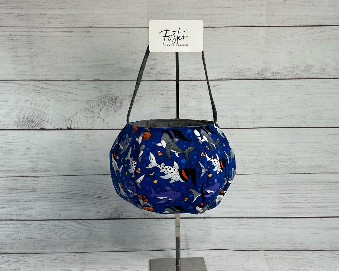 Halloween Sharks and Witch Hats Tote Smile Everyday Holiday Easter ...