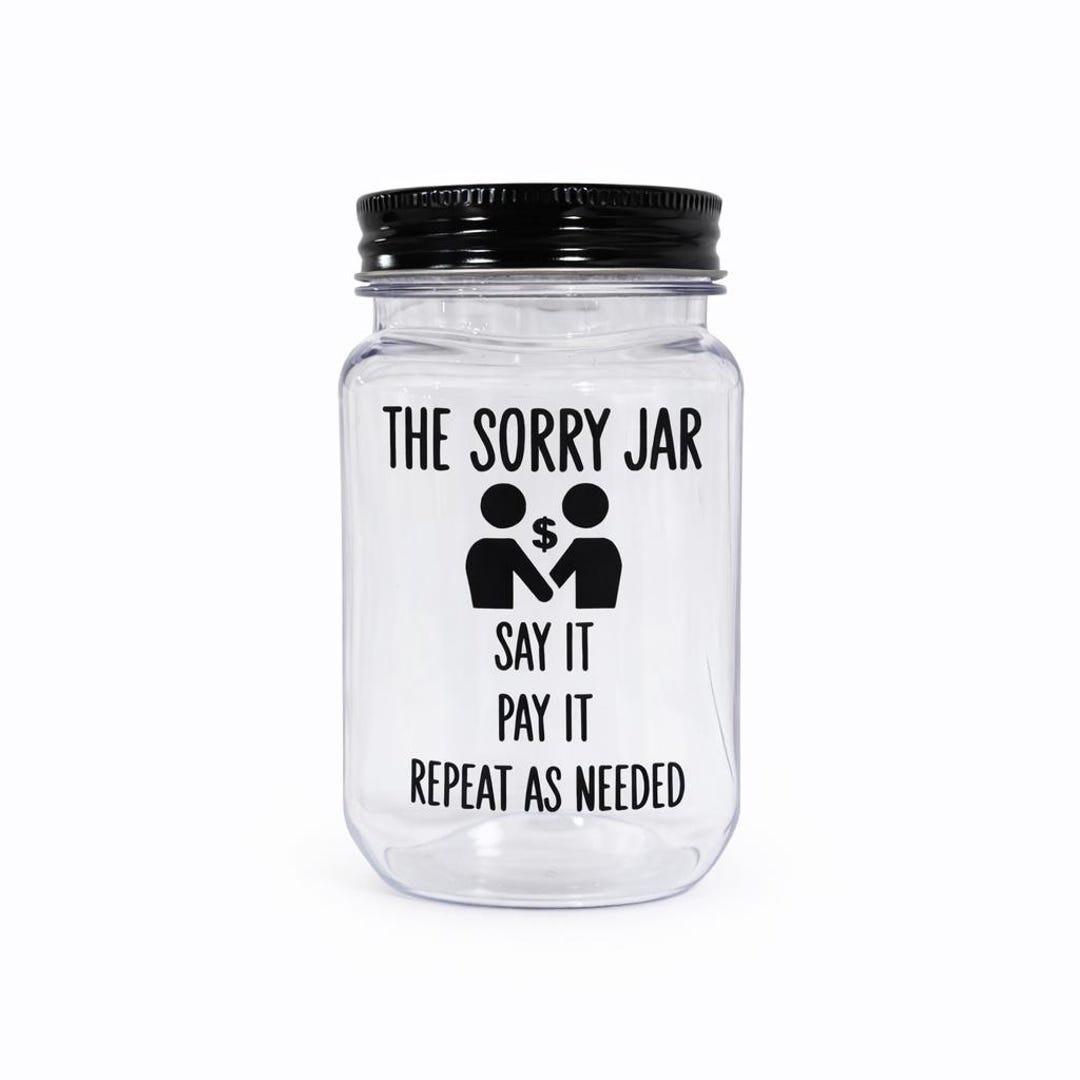 The Sorry Jar – Say It, Pay It, Repeat – Accountability and Behavior - Etsy