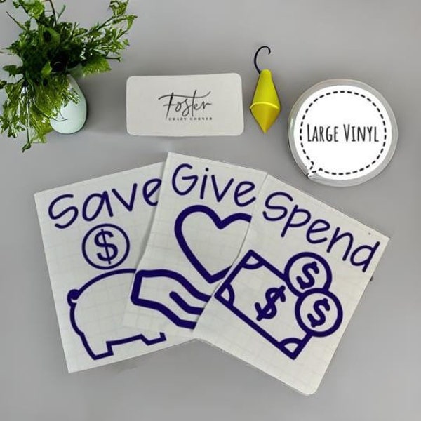 Give Save Spend - Etsy
