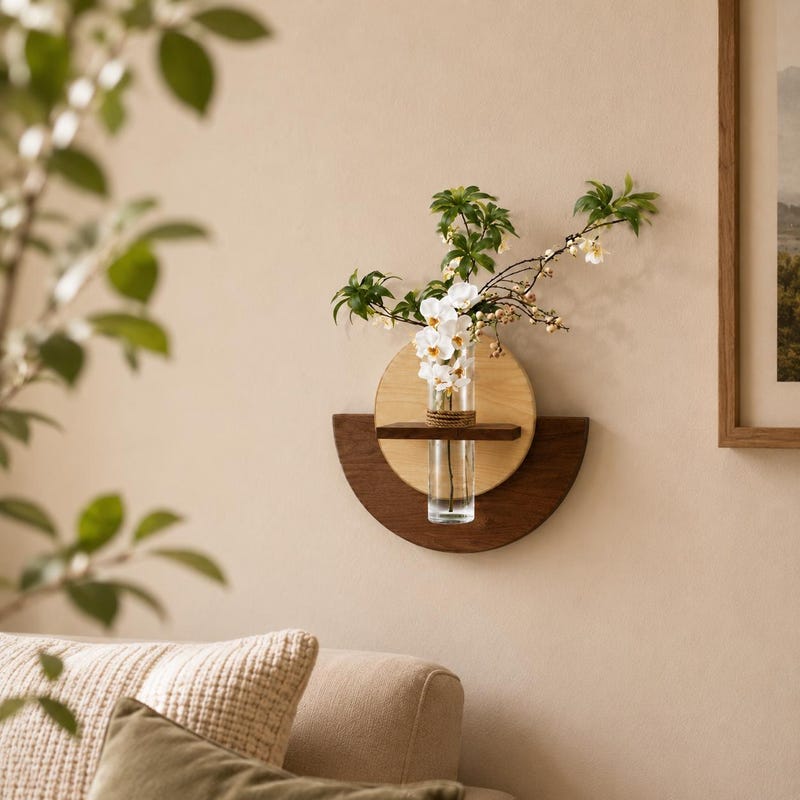 Vase With Flower Wall Art - Etsy