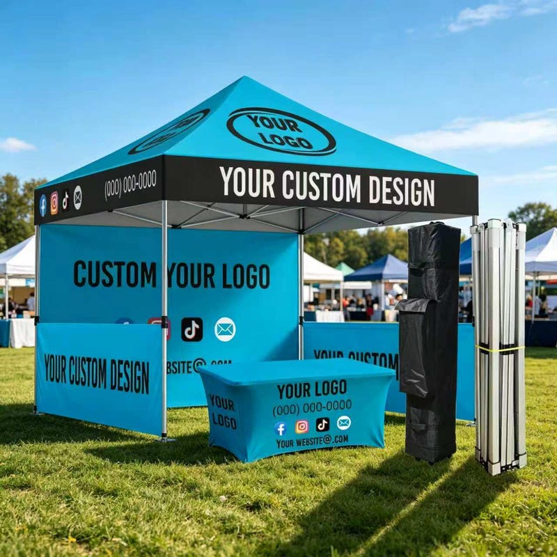 Custom Logo Tent Signs - Etsy