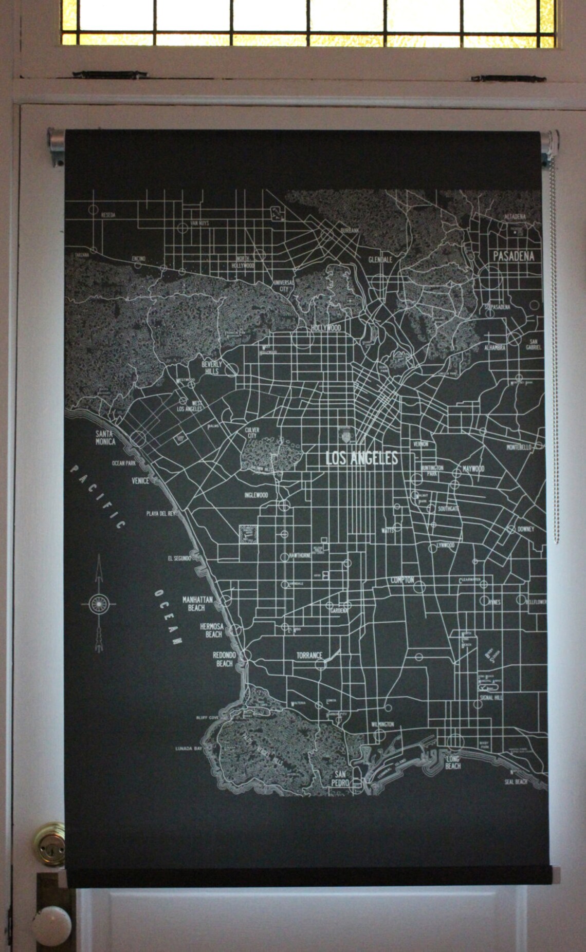 Los Angeles Graphic Window Shade 32.25'' 35 - Etsy