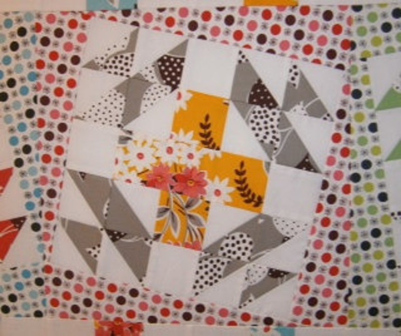 Quilt Pattern - Fancy Wonky Cross - PDF Version - Double Bed Size ...
