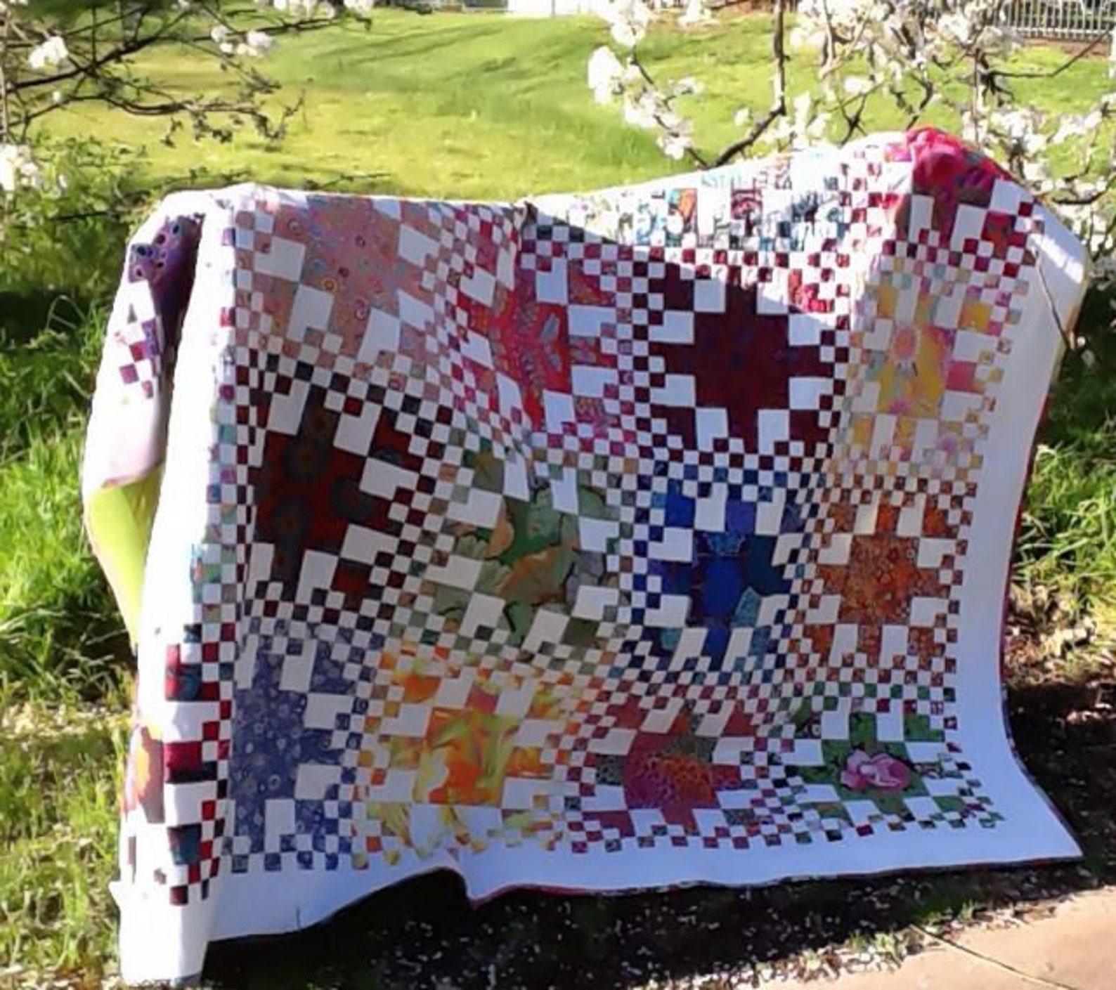 Quilt Pattern - Rainbow Checks - Fat Quarter Friendly, PDF Version ...