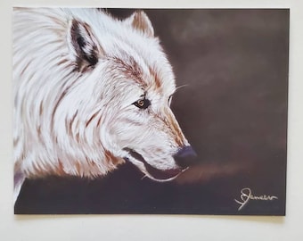 Wolf Postcard - Etsy