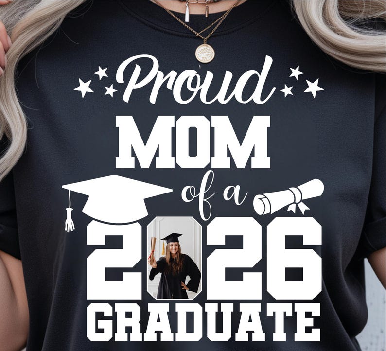 Custom Proud Family of a 2026 Graduate DTF Transfer, Personalized Photo ...