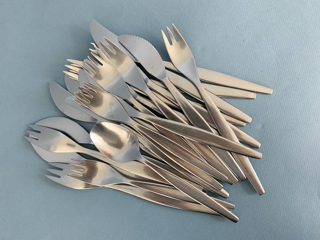 Choose From Vintage Gense Focus - Salad Fork Dinner Knife Dinner Fork ...