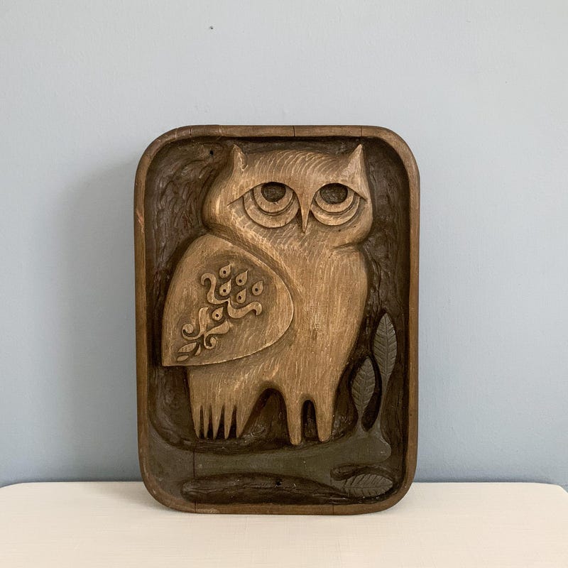 Owl Wall Plaque - Etsy
