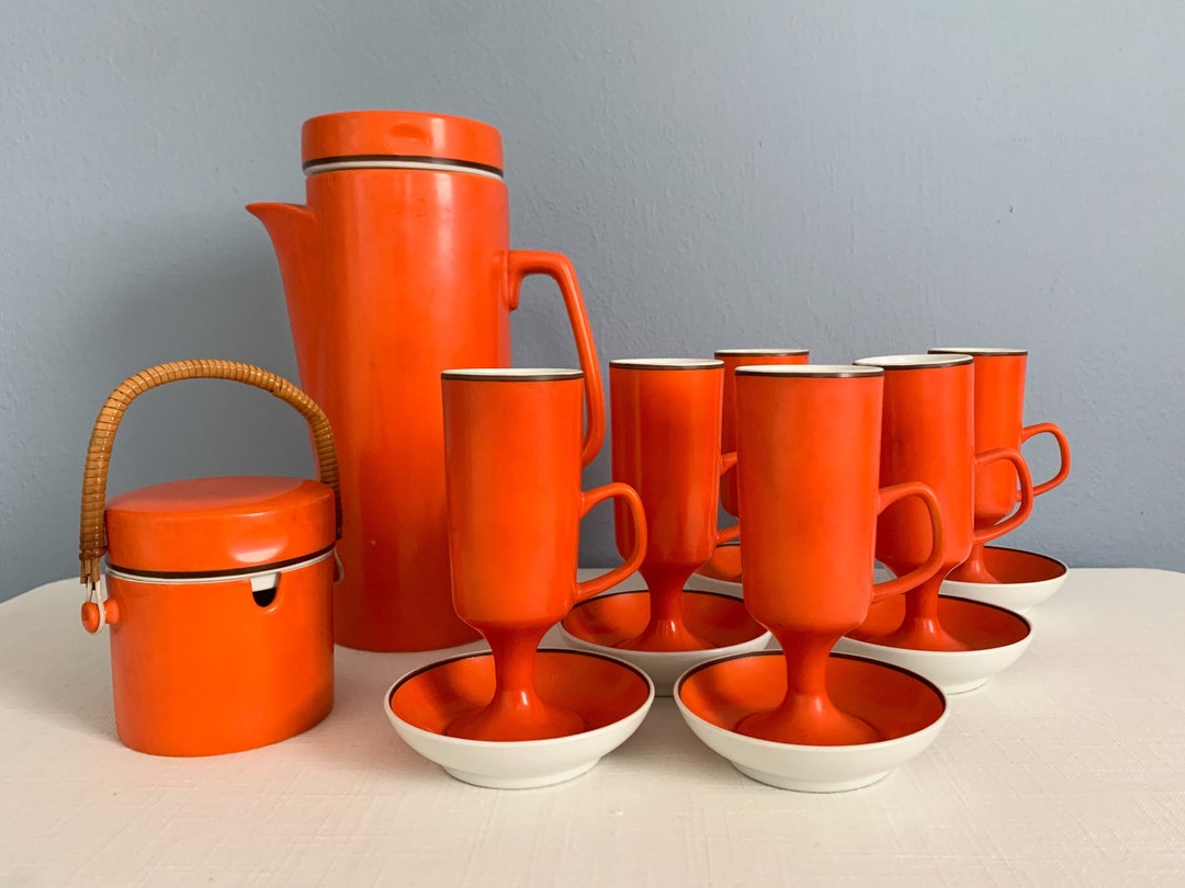 Vintage Lagardo Tackett Coffee Set for Schmid International Kelco Japan ...