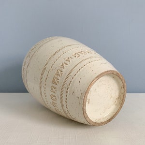 Vintage Mid Century Modern Bitossi for Pier 1 Italian Pottery White ...