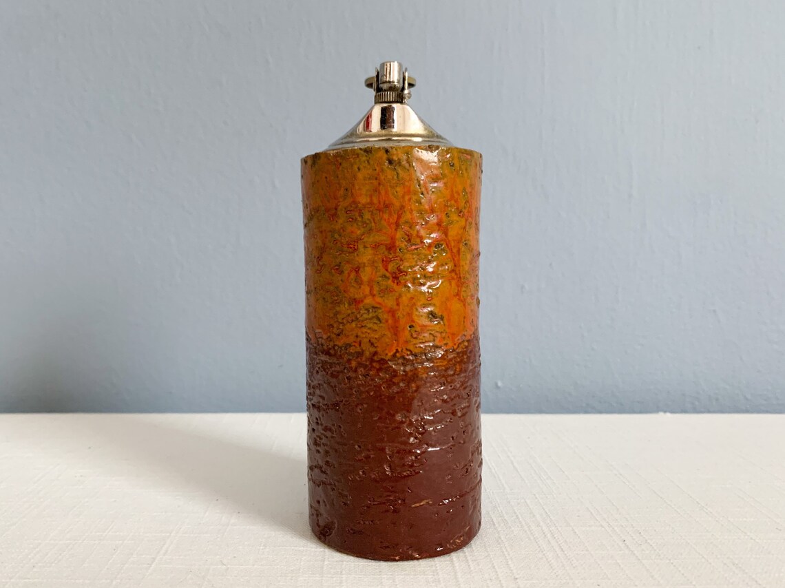 Vintage Mid Century Modern Italian Pottery Lighter AS IS - Etsy