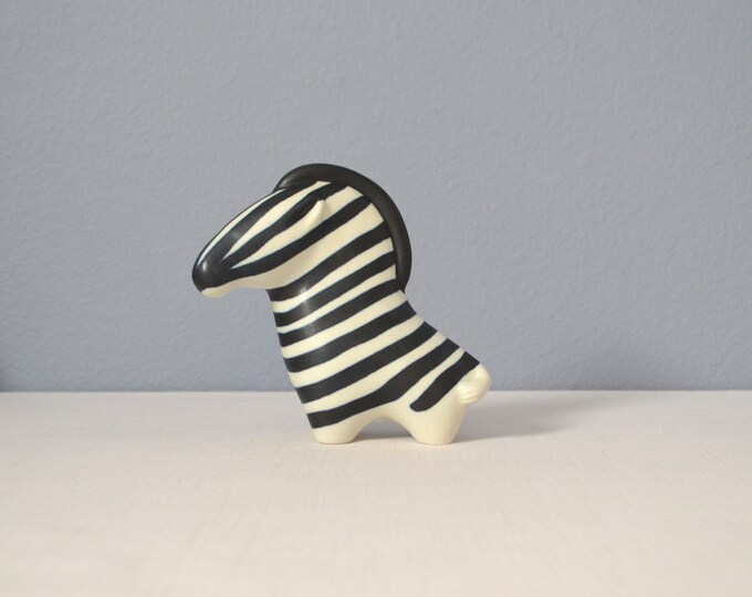 Arabia Finland Porcelain Zebra by Taisto Kaasinen - Etsy