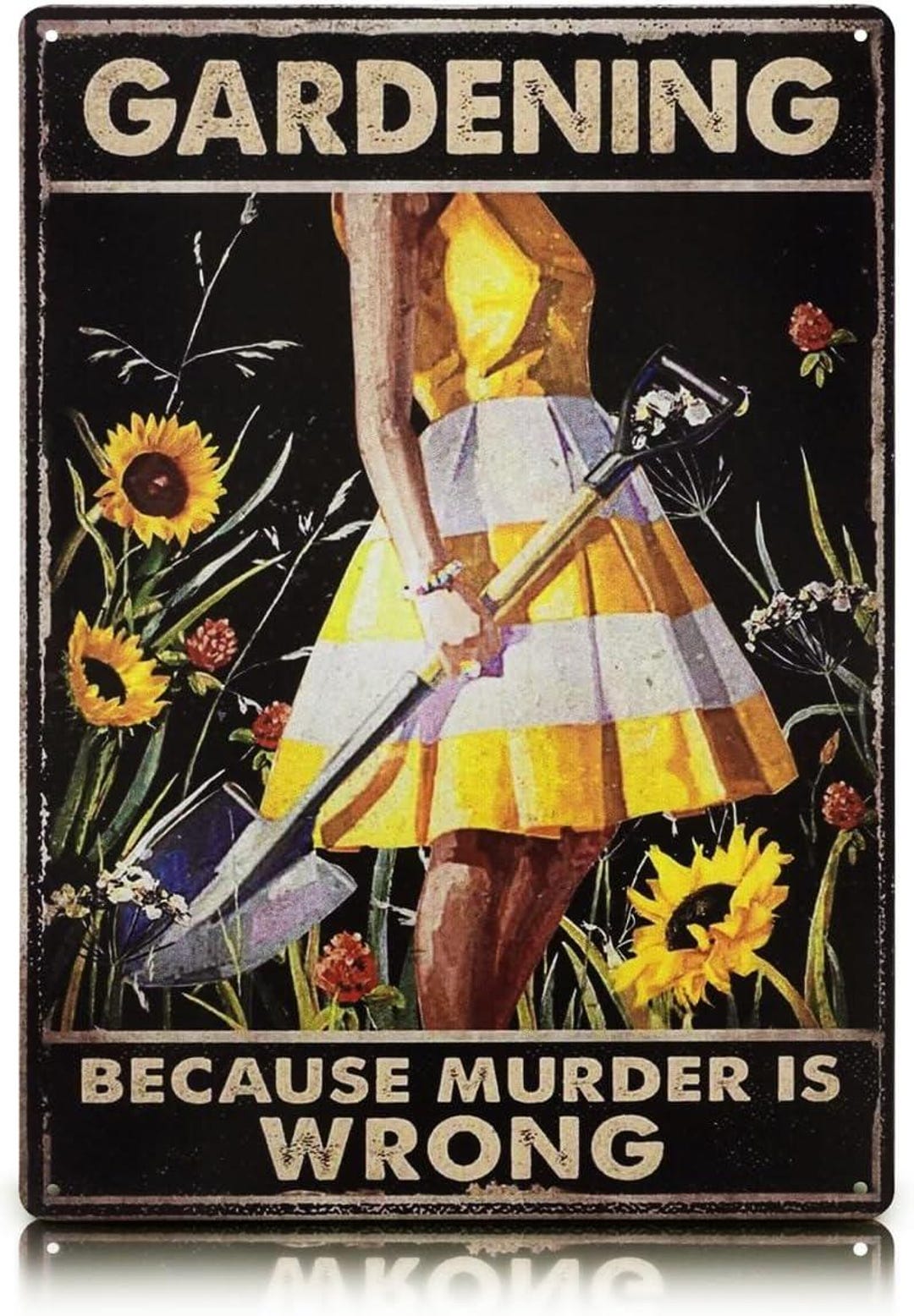 Funny Garden Signs for Outside - Unique Gardening Gifts for Women Who ...