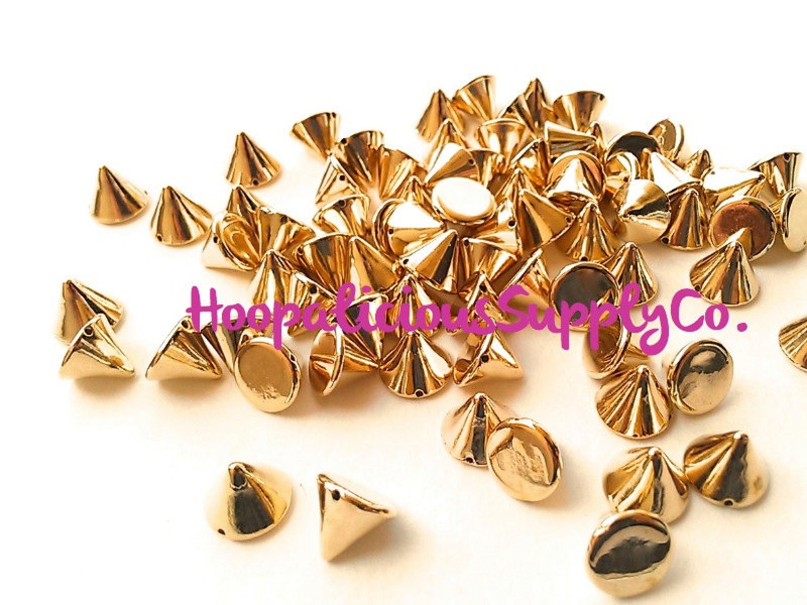 10pc 12mm Cone Studs. Sew On. Glue On. High End Supplies. DIY - Etsy